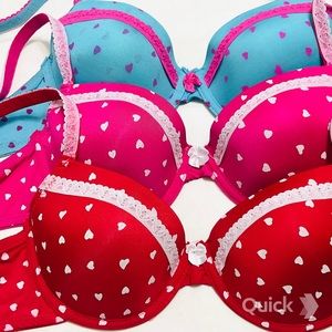 Dynashape | Intimates & Sleepwear | Nwt 3 Pc Dynashape Heart Pattern ...